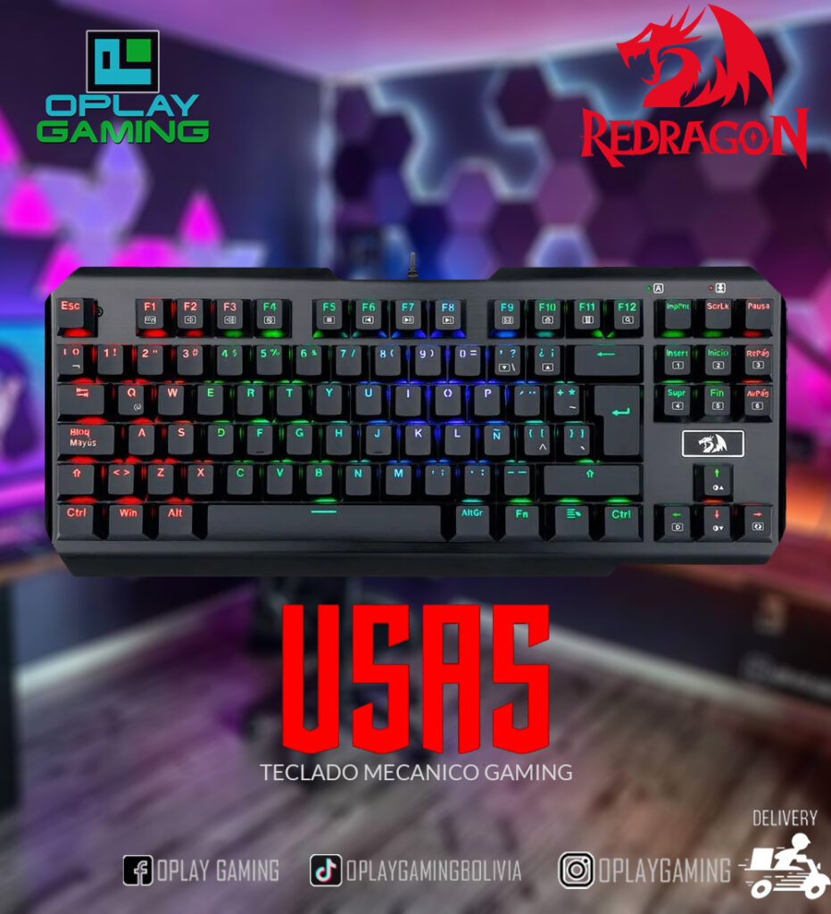 Usas RGB Teclado Mecánico Redragon – OPlayGaming