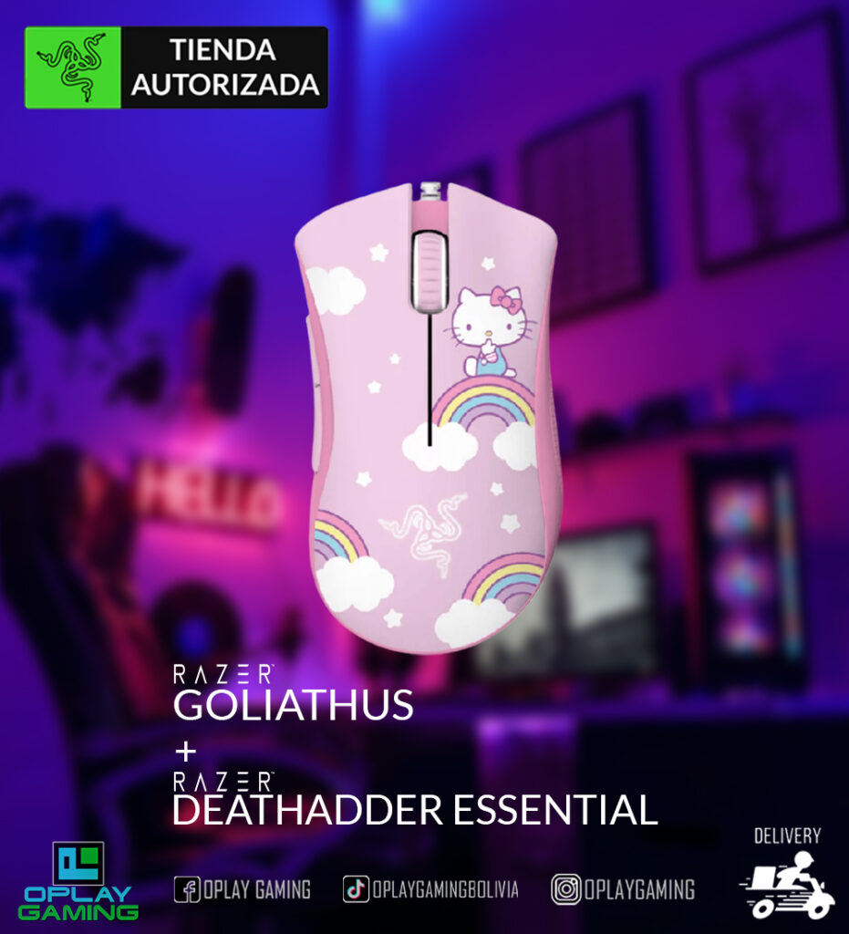 Paquete Razer DeathAdder Essential + Goliathus Mouse Mat – Edición ...