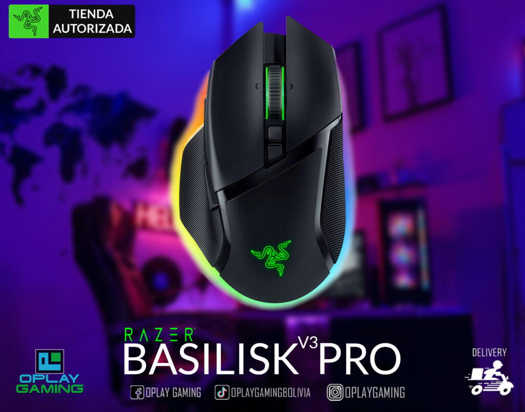 Basilisk v3 Pro Mouse Inalámbrico Razer – OPlayGaming